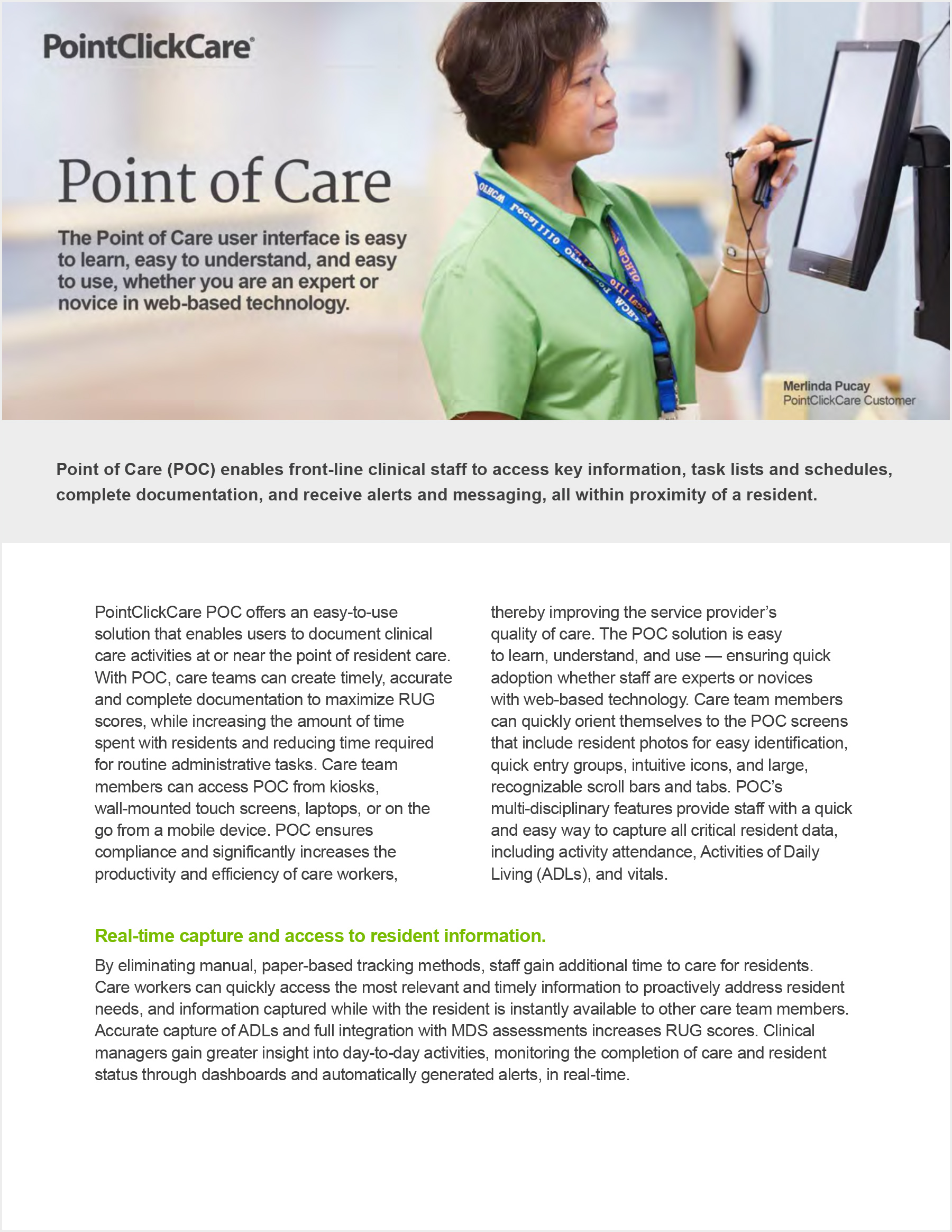 Pointclickcare Point Of Care Resident List Login Pages Info
