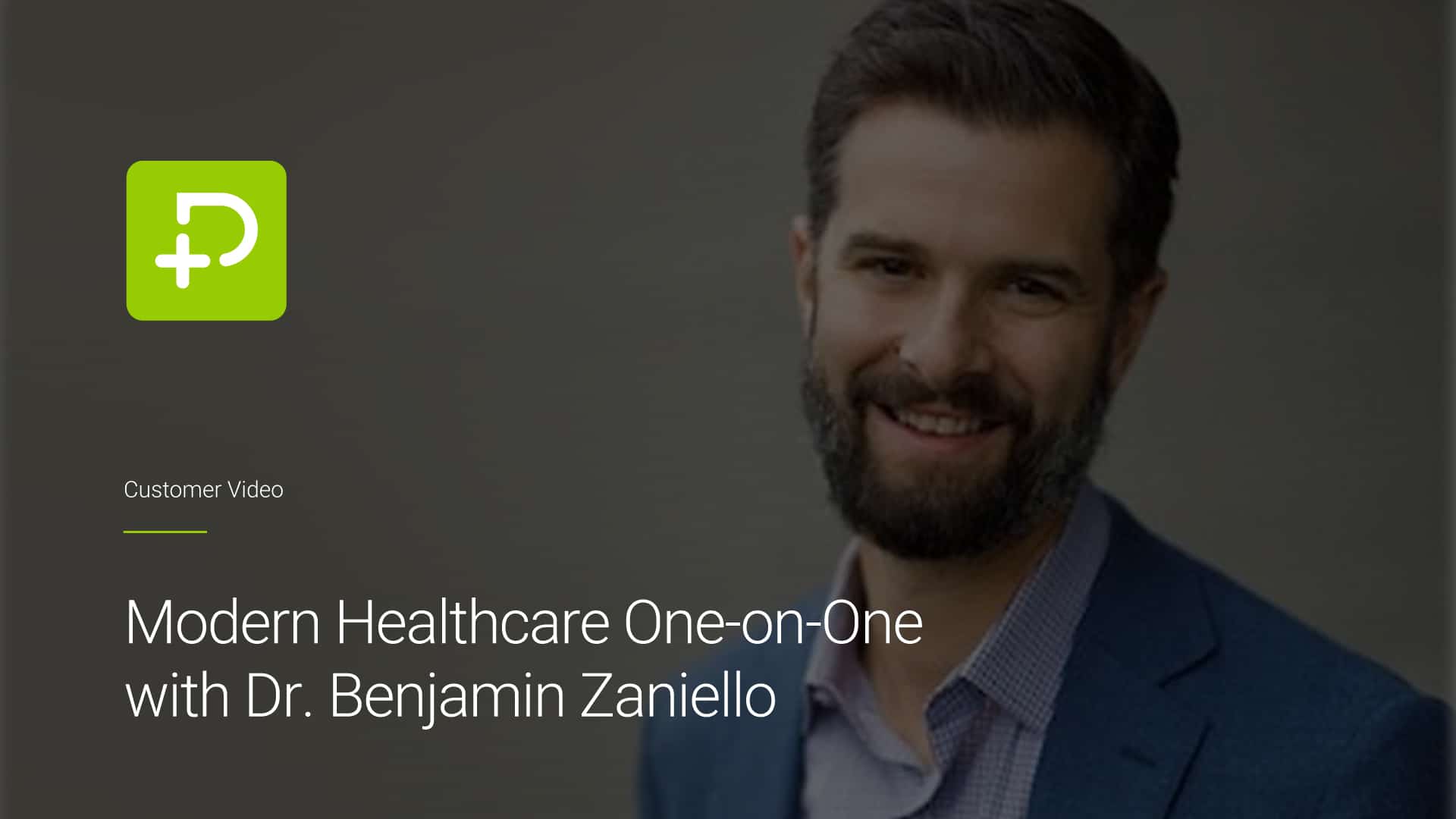 Modern Healthcare with Dr. Benjamin Zaniello | PointClickCare