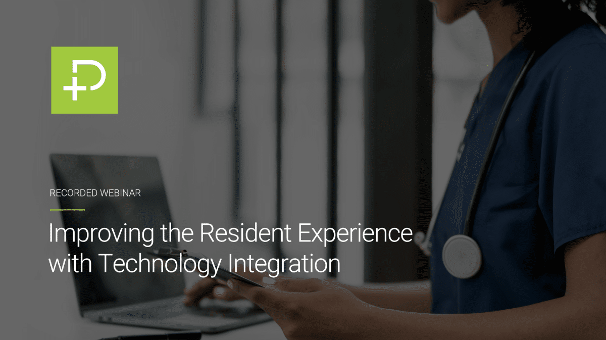 Improving the Resident Experience with Technology Integration ...